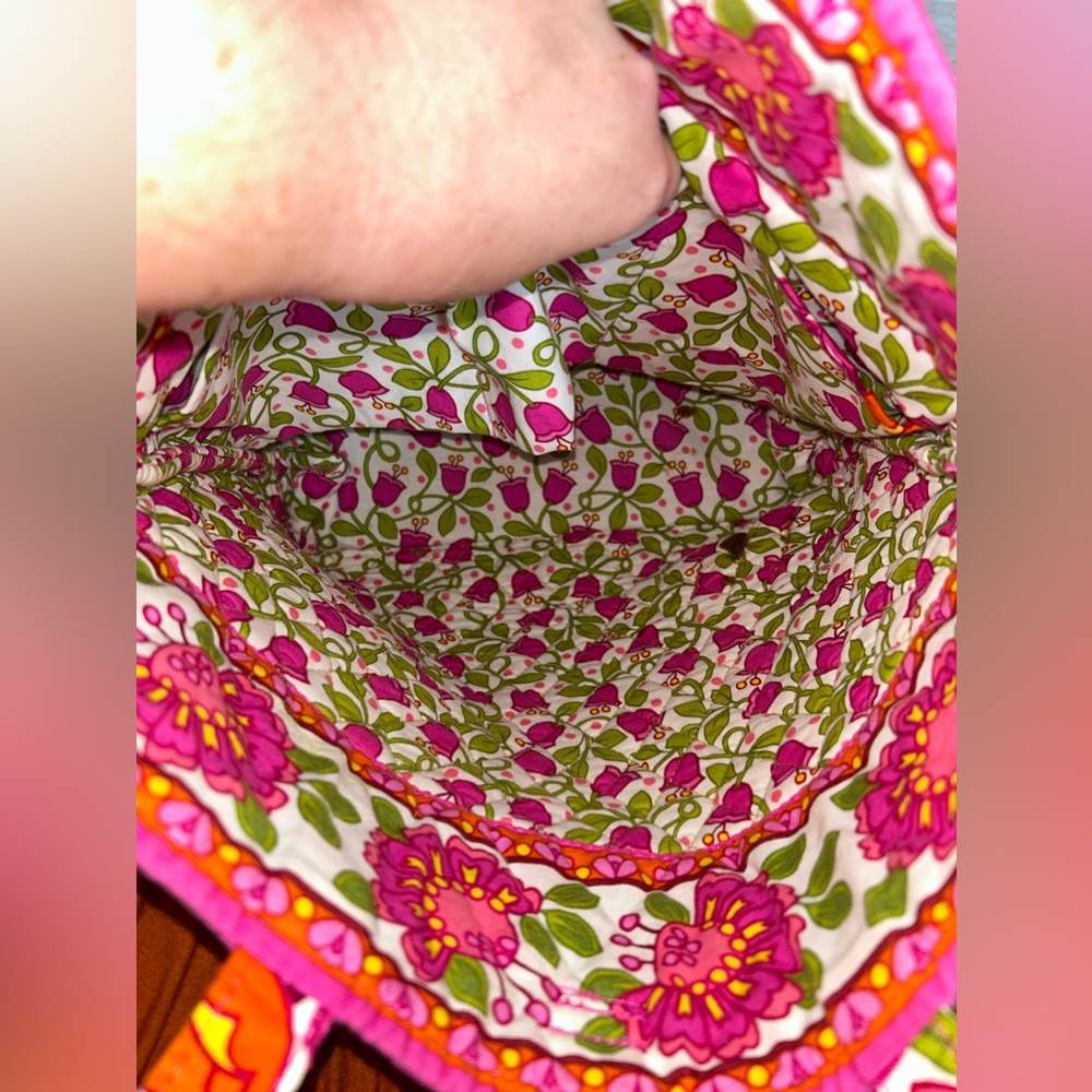 Vera Bradley Convertible Lilli Bell Tote Floral Pink … - Gem